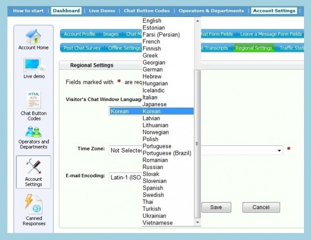 Live chat language customization. How to install and use it | Provide ...