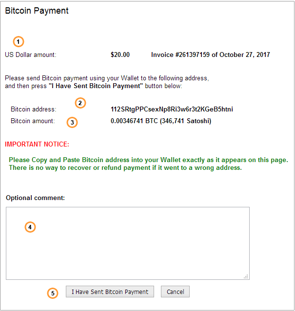 Purchase and Billing > How to purchase > Bitcoin payments Purchase and Billing > How to purchase > Bitcoin payments