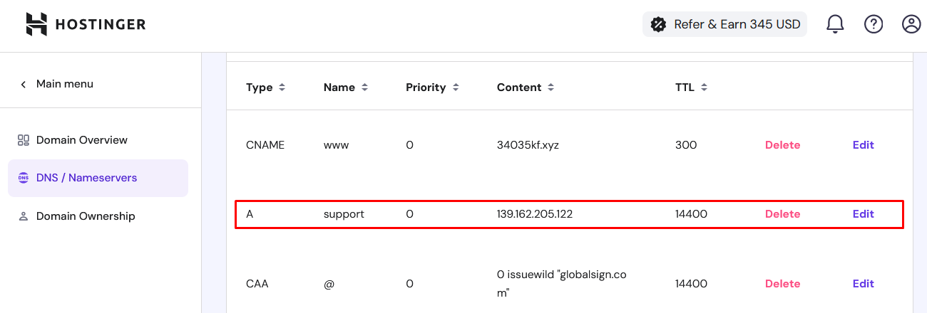 How To Create A Subdomain On Your Domain At Hostinger Custom Domain Setup 4428