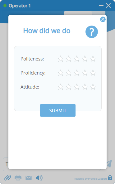 How to Customize Post Chat Survey