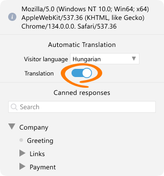 Automatic Chat Translation | Provide Support