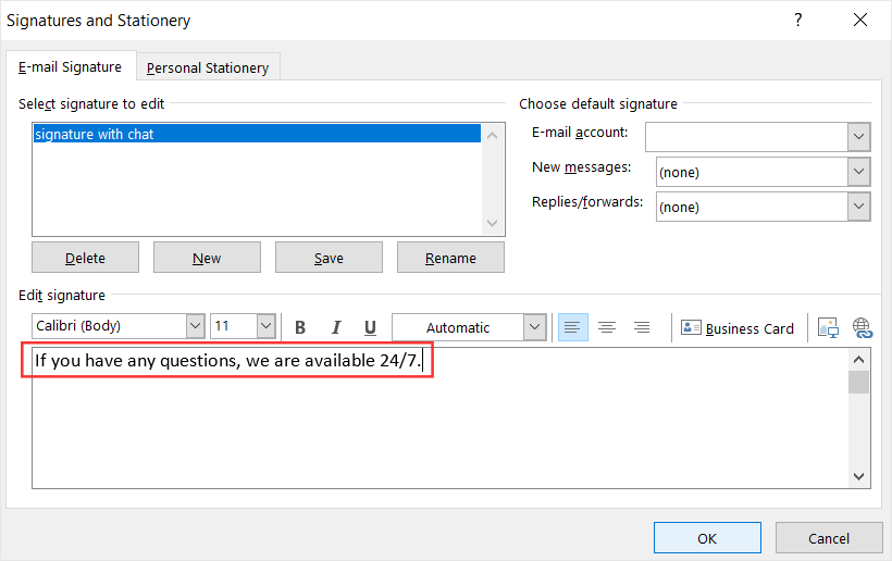 Add Live Chat to Microsoft Outlook | Instructions with Screenshots