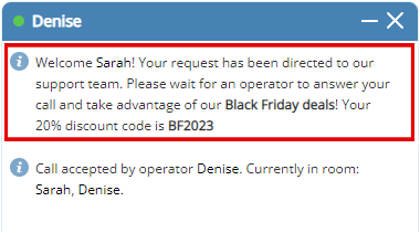 Welcome Messages Templates for Customers on Live Chat