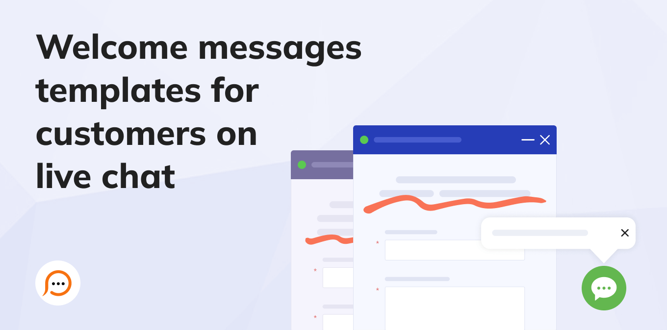 Welcome Messages Templates for Customers on Live Chat